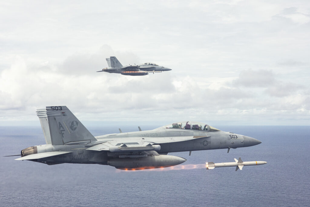 VAQ-209 HARM live fire off Guam - Alert 5