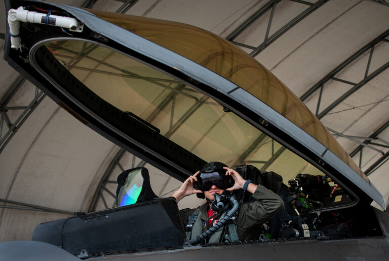 F-22 pilots test new LIFT Airborne Technologies-manufactured helmet ...