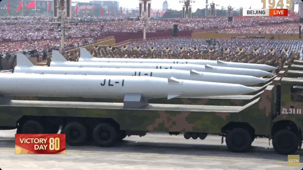 China unveils nuclear-capable JL-1 air-launched ballistic missile at ...
