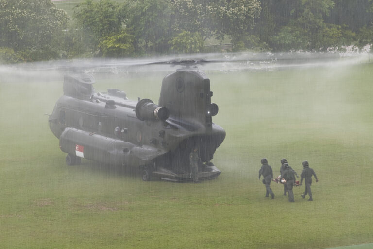 All-weather and ready: RSAF conducts medevac exercise at NUS Campus ...